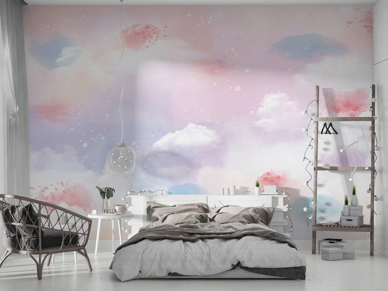 Tapet Premium Cotton Candy Clouds