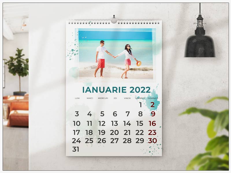 Gratuit :: Calendar Personalizat cu fotografiile tale - Watercolor ...