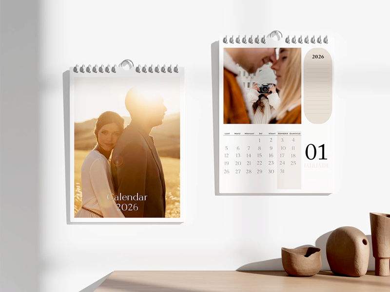 Calendar Personalizat cu fotografiile tale - Notes to Self