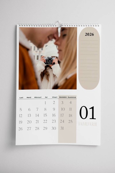 Calendar Personalizat cu fotografiile tale - Notes to Self